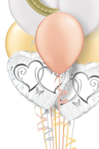 Foil and Latex Bridal Balloon Bouquet (Wedding) – Goparty Decoration